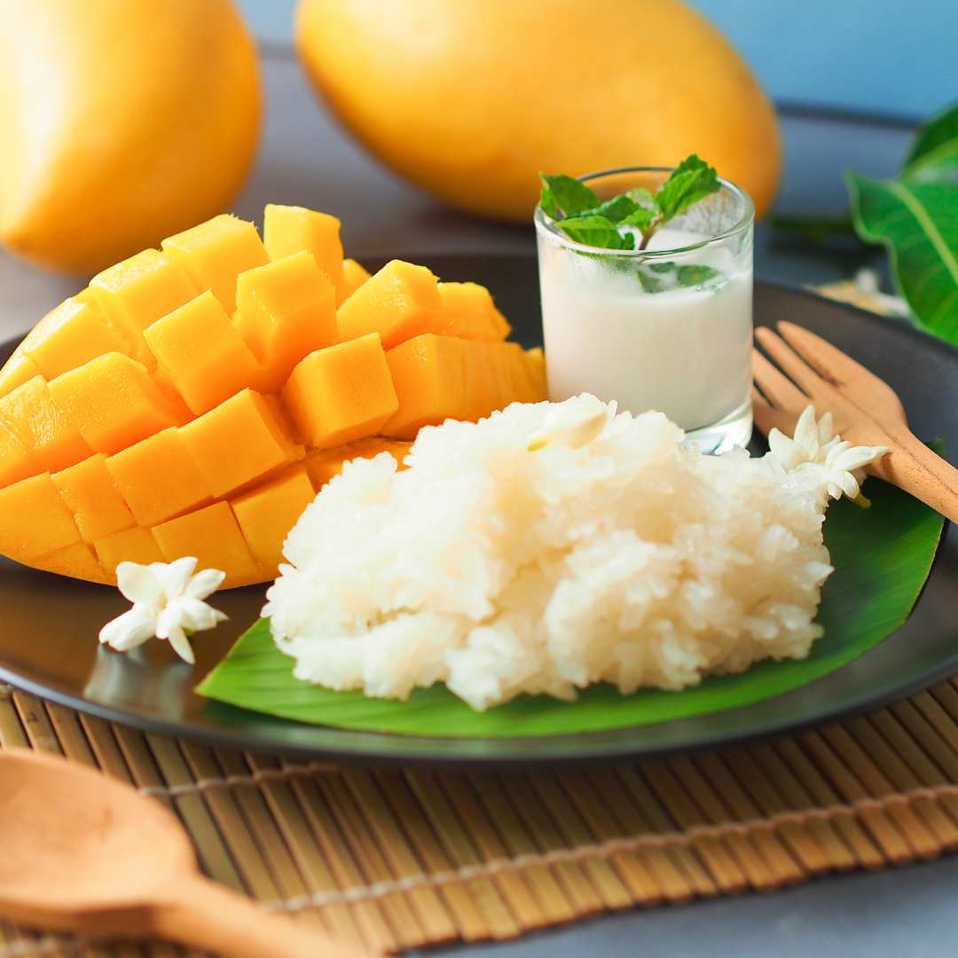 Mango sticky rice (rice pudding) - Recipe ️ Authentic Thai
