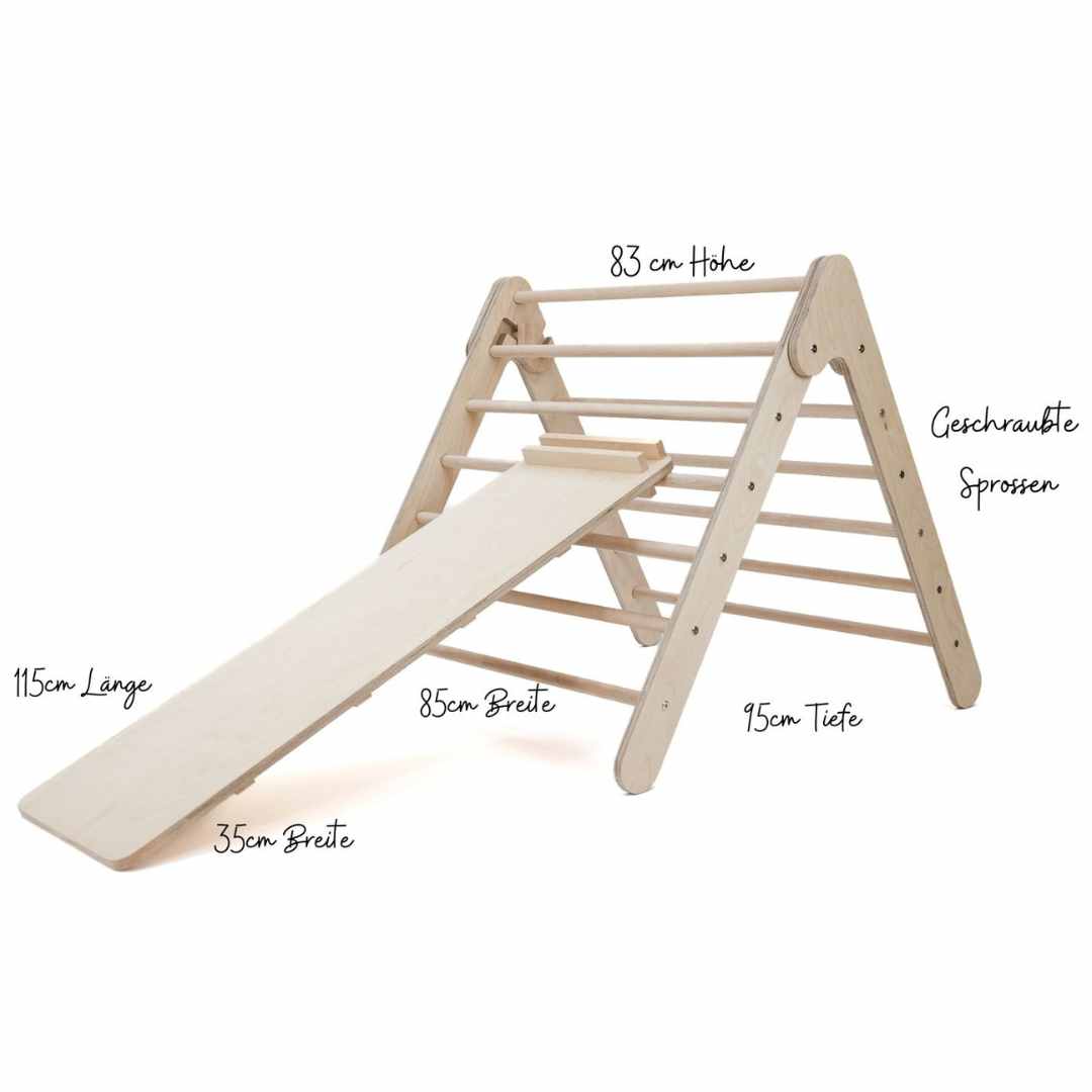 Pikler Dreieck mit Rutsche - Kaufen | RICKI RACKA® Pro – Studio Belize